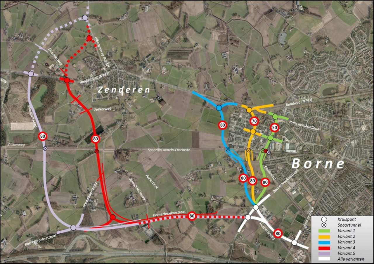 Variant 3+ van de Westelijke Randweg - GB90